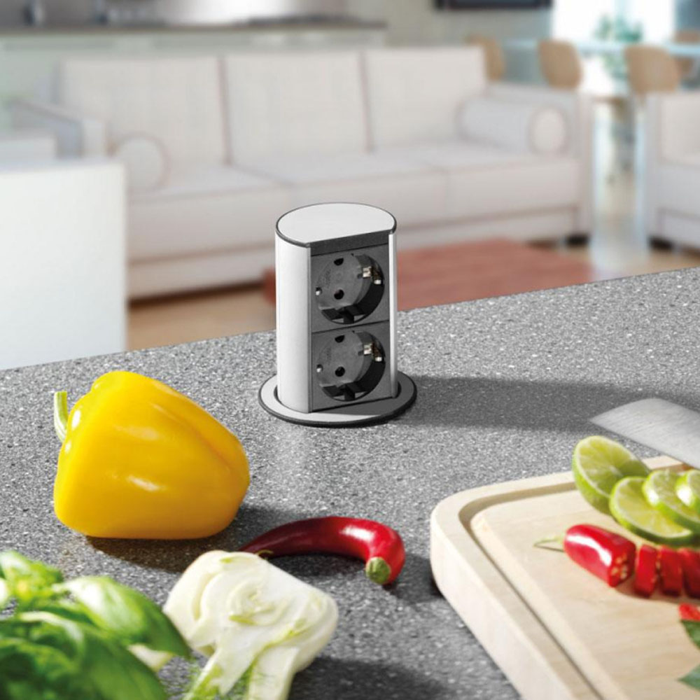 Elevator 2xSchuko + 2m Cabo + Ficha 928.002 Bachmann Bachmann – DAVIDEMAG